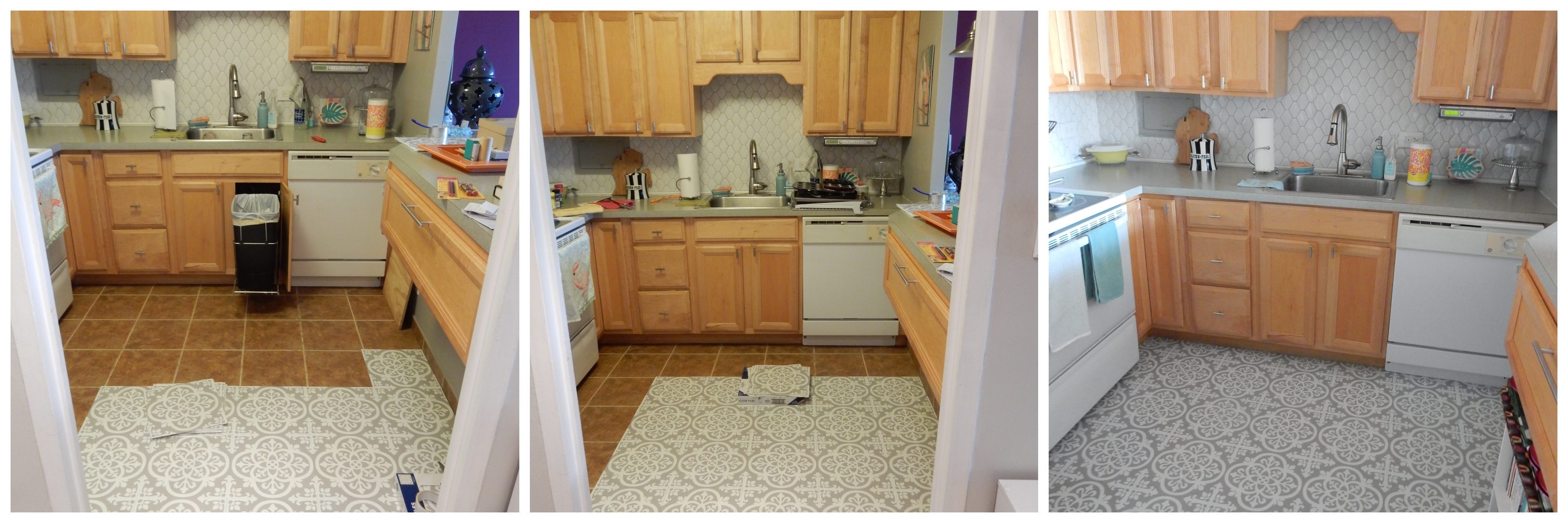 Another DIY Kitchen Update: Floor Tile – Sarah In Style